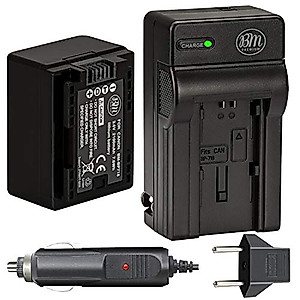 BM Premium BP-718 Battery and Charger for Canon Vixia HFR80, HFR82, HFR800, HFM50, HFM52, HFM500, HFR30, HFR32, HFR300, HFR40, HFR42, HFR400, HFR50, HFR52, HFR500, HFR60, HFR62, HFR600, HFR70, HFR72, HFR700
