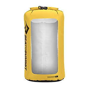 Sea to Summit View Dry Sack, See-Thru Dry Bag, 35 Liter, Yellow