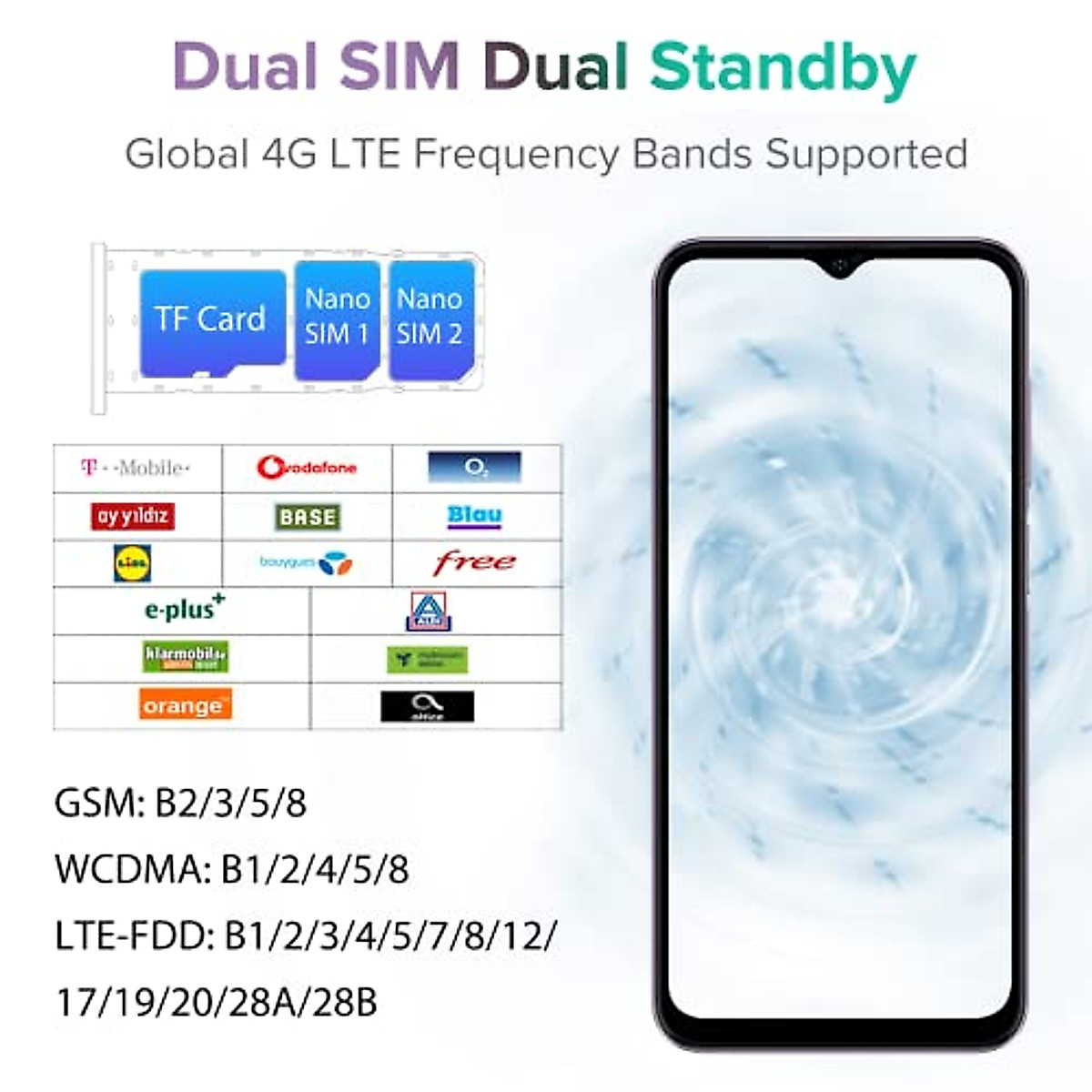 Ulefone Note 14 Unlocked Android Phones - 6.52-inch HD+ Display Android 12 OS 7GB RAM+16GB ROM 4500mAh Battery 8MP+5MP Camera 3-Card Slot T-Mobile Unlocked Smartphone (Purple)