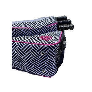 Pickleball - "Unrivaled" - Designer Women's Premium Side-Pocket Duffle Bag | Made Exclusively For Pickleball! | Includes a fitted a "paddle case" specifically designed to store and protect your pickleball paddles.