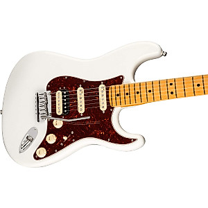 Fender American Ultra Stratocaster HSS - Arctic Pearl with Maple Fingerboard