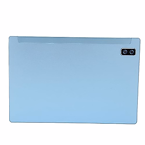 SHYEKYO 5G WiFi Tablet PC, 100-240V FHD 10.1 Inch Tablet Octa Core CPU 6GB RAM 128GB ROM Dual SIM Dual Standby for Android 10.1 for Entertainment (Blue)