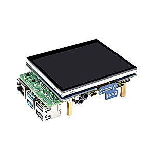 Waveshare 3.5inch HDMI LCD, Compatible with Raspberry Pi 5/4B/3B/Zero/Zero W/Zero 2W/Pico/Pico W/Pico WH, Capacitive Touch IPS LCD Display, 640×480, Audio Jack