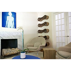 PetFusion Ultimate Cat Scratcher Lounge, Reversible Infinity Scratcher in Multiple Colors. Made from Recycled Corrugated Cardboard, Durable & Long Lasting