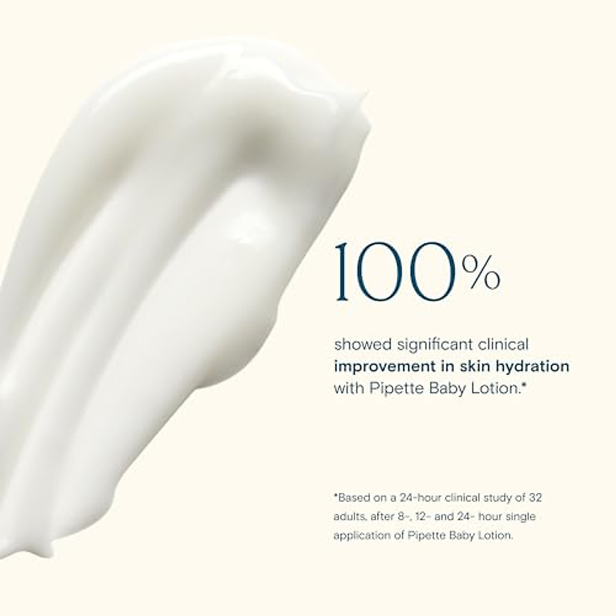 Pipette Baby Lotion - New & Improved Formula, Hydration & Natural Moisture of Baby's Delicate Skin, Renewable Plant-Derived Squalane, Rose + Geranium Aroma, 5.7 fl oz