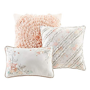 Madison Park Serendipity Peach Comforter Set - 9 Piece