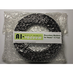 AI-Vacuum Boundary Markers for Neato and Shark ION Robot Vacuum,Black,13 feet