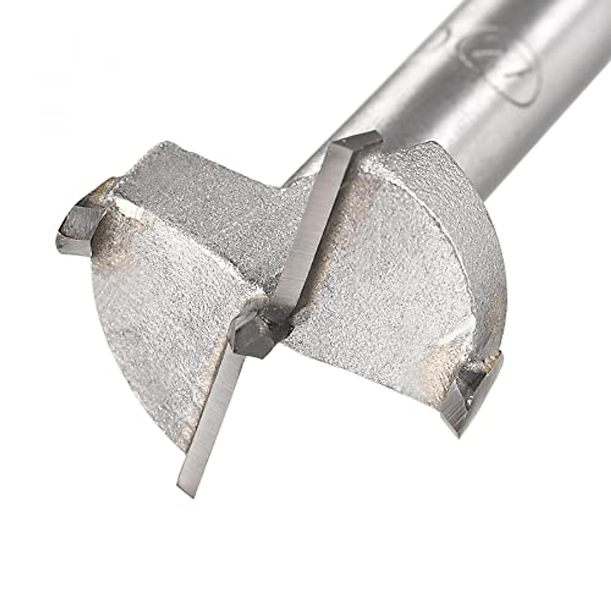 uxcell Forstner Wood Boring Drill Bit 27mm Dia. Hole Saw Carbide Alloy Steel Tip Round Shank Cutting for Hinge Plywood Wood Tool