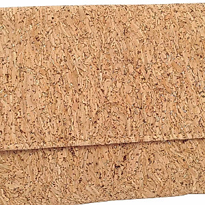 JNB Metallic Cork Clutch, Gold