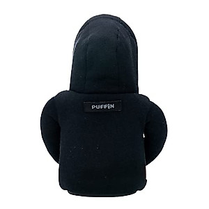 Puffin - The Hoodie Beverage Jacket, Insulated Can Cooler, Black/Pewter