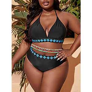 ELABEST Plus Size African Waist Beads Chain Layered Belly Body Chain Beach 7Pack Waist Jewelry Body Accessories for Women and Girls (39inch/100cm)