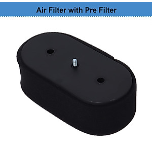 Podoy 11013-7031 Air Filter with Pre Filter for compatible with Kawasaki 11013-7026 FH580V FH381V FH430V Lawn Mower