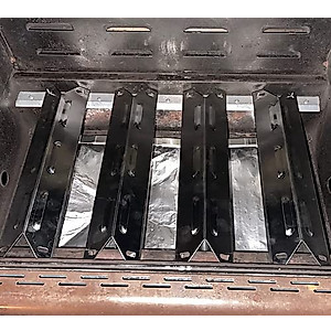 Votenli P9623A(3-Pack) 14 7/8'' Porcelain Steel Heat Shield,Heat Plate for Kenmore 146.23678310, 146.23679310, 640-05057371-6, 640-05057373-6 Gas Grill