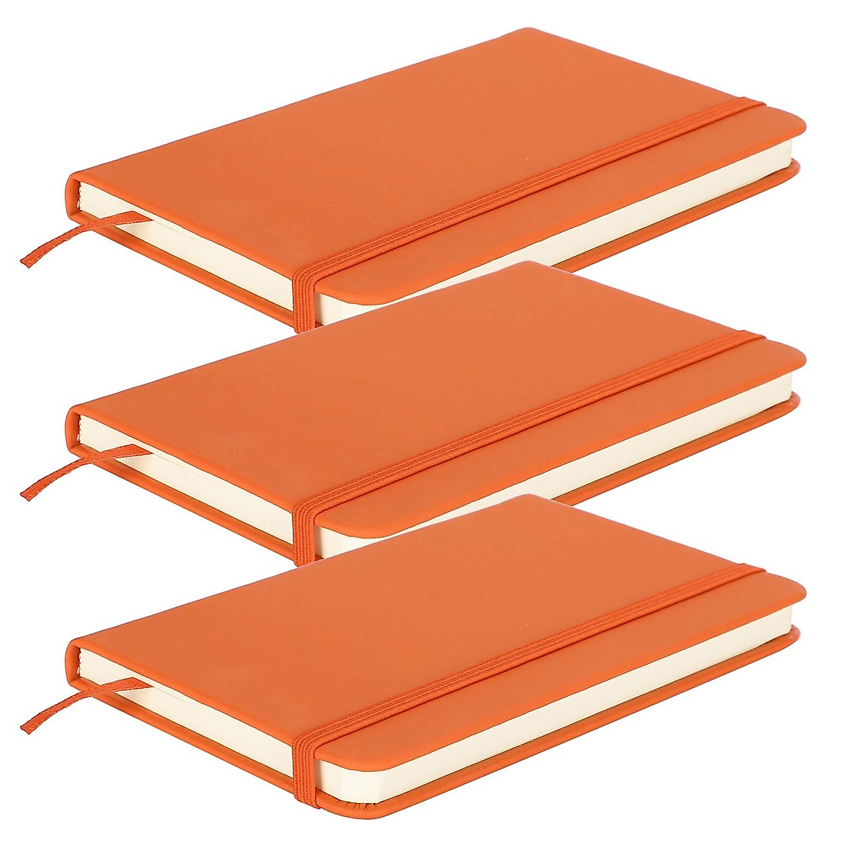 VINGVO Notebook, Eye Protection Hardcover Notepad Environmentally Friendly Ink Paper for Diary for Gratitude Diary for Writing for Office Notes(Orange)