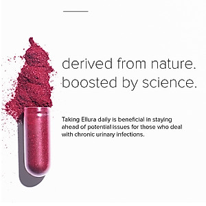 Solv Wellness Ellura Clinically Proven Cranberry Supplement: Get Ahead of UTIs with 36mg of 100% Bioavailable PAC, 30 Capsules