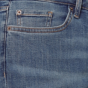 Amazon Essentials Skinny Jeans for Women, High Waist, Stretchy Denim, Medium Wash, 8 Short