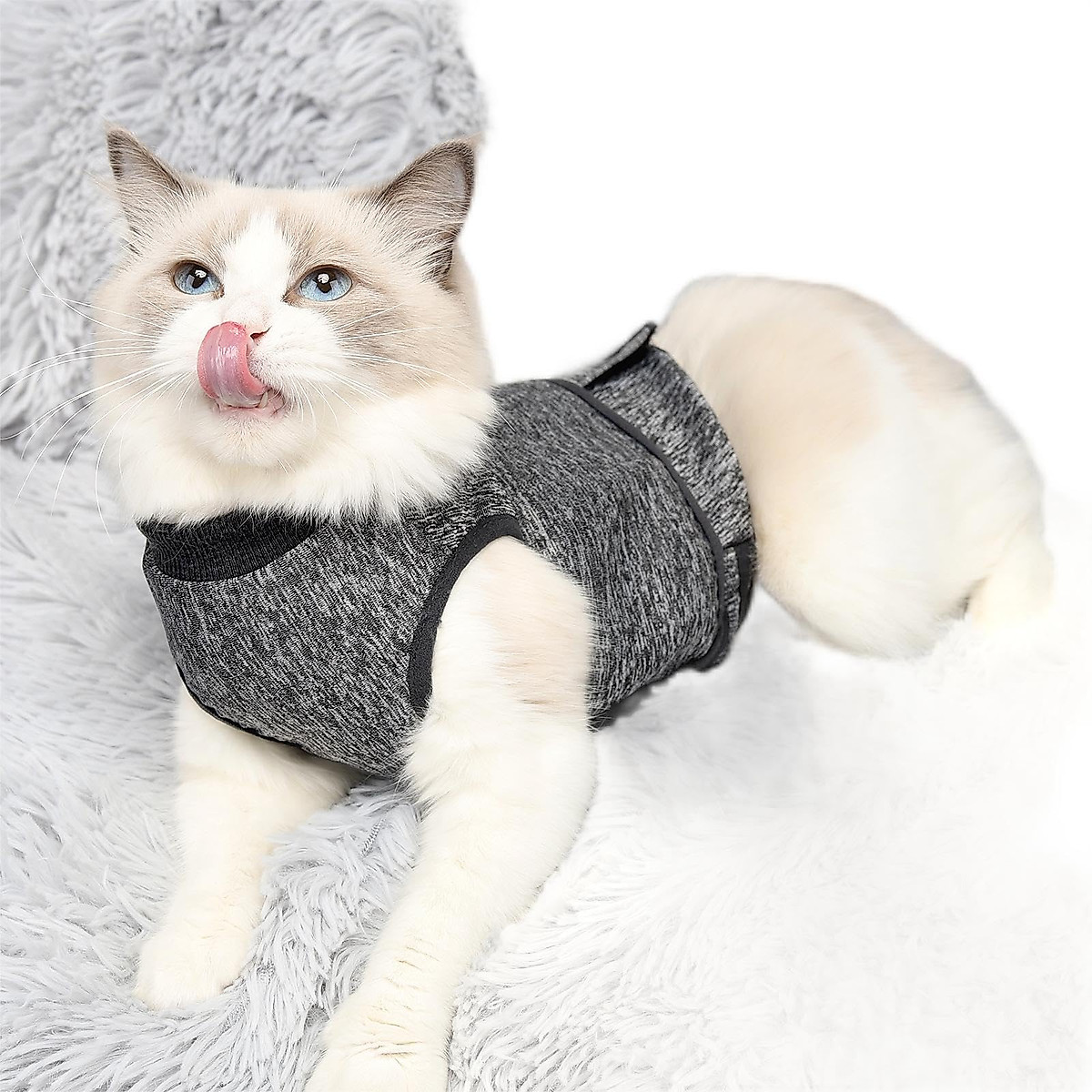 DDFS Comfort Cat Anxiety Relief Coat Warm Clothes Anti-Scare Emotional Calming Clothes