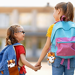 Sosation 6 Pcs Squirrel Stuffed Animal Plush 4.7 Inch Cute Squirrel Plush Small Stuffed Squirrel Toy Stuffed Animal Keychain for DIY Birthday Party Keys Backpack (Squirrel Style)