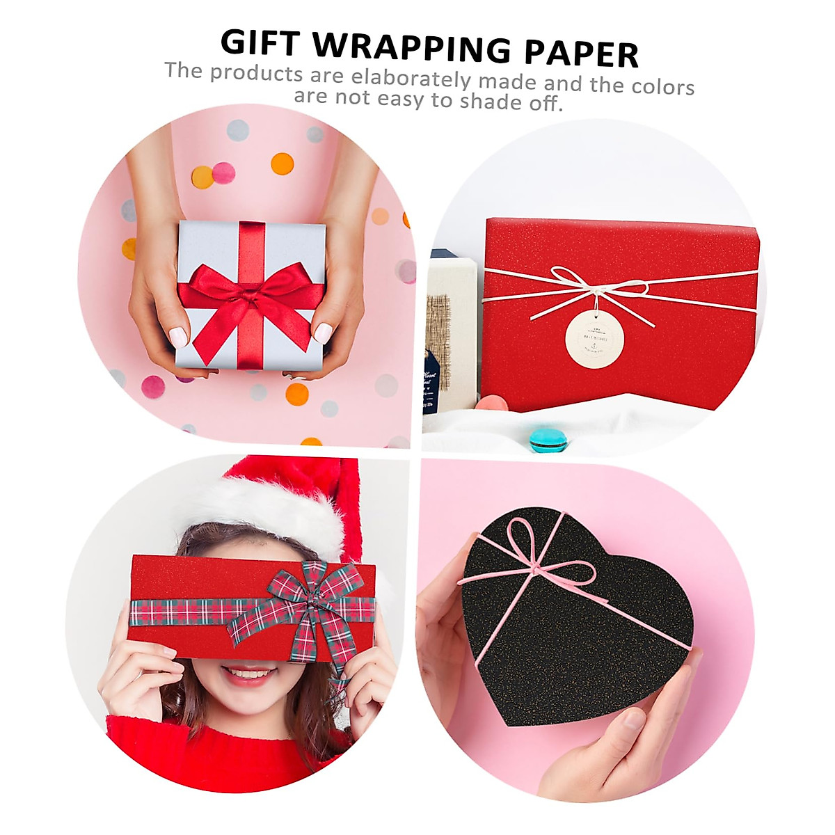 Mobestech 9 Pcs Gift Wrapping Paper Clear Cellophane Wrap Gift Wrapper From Santa Wrapping Paper Seasonal Book Decor Wrapping Paper for Gift Christmas Kraft Paper Paper Child