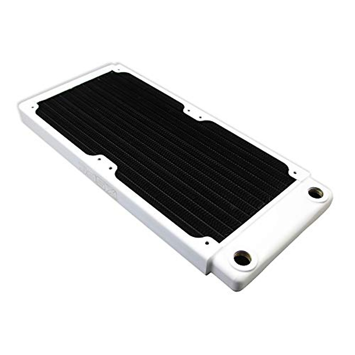 XSPC TX240 Ultra Thin Radiator, 120mm x 2, Dual Fan, White
