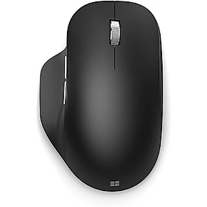 Microsoft Bluetooth Ergonomic Mouse - Matte Black with comfortable Ergonomic Design, Thumb Rest, up to 15months battery life. Works with Bluetooth enabled PCs/Laptops Windows/Mac/Chrome computers