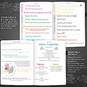 Legend Planner PRO Hourly Schedule Edition - Undated Deluxe Weekly & Daily Organizer with Time Slots. Time Management Appointment Book Journal for Work & Personal Life, A4 Size Hardcover - Black