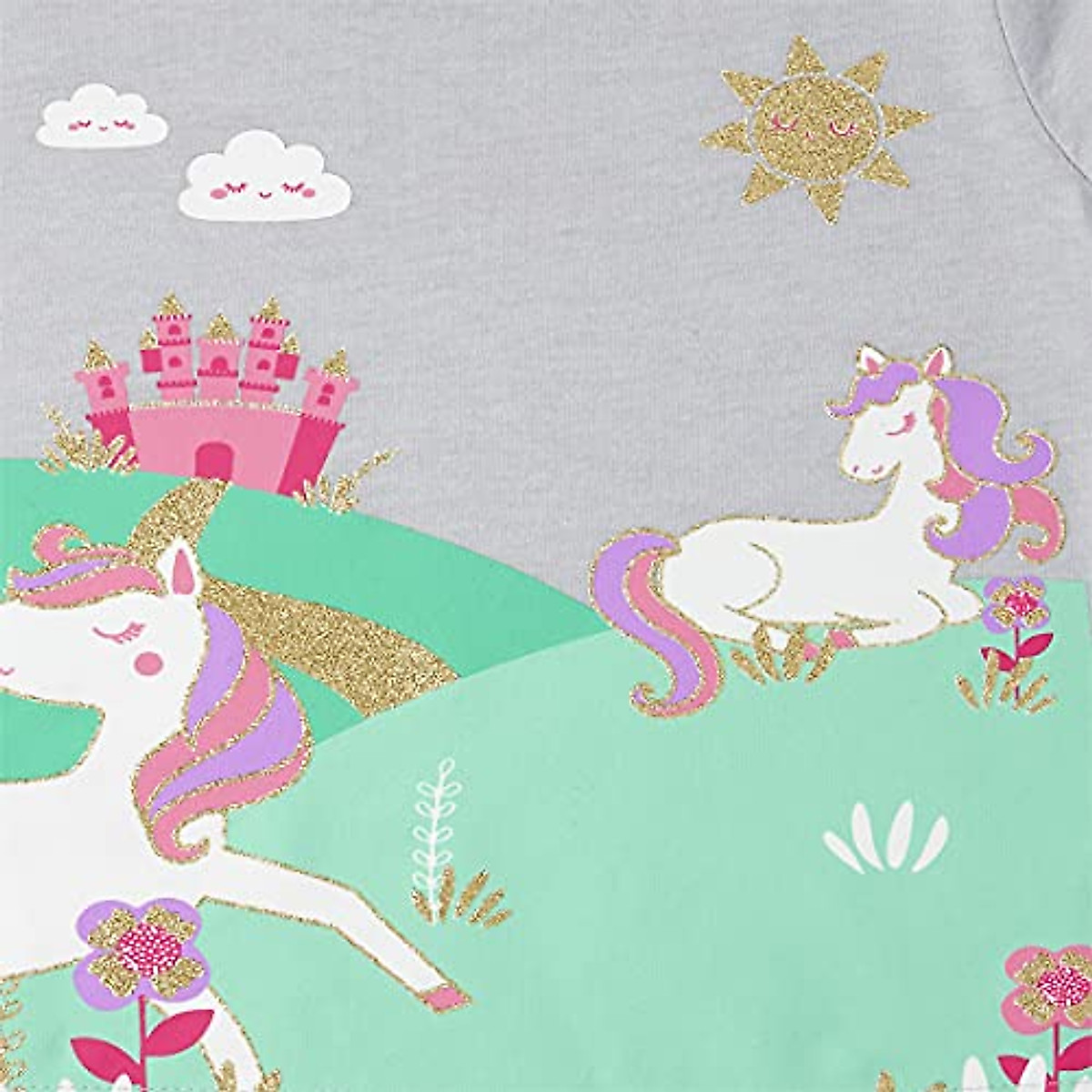 The Children's Place baby girls And Toddler Girl Short Sleeve Graphic T-shirt 3-pack T Shirt, Animals, 18-24 Months US