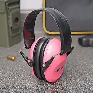 BOOMSTICK Pink Ear Muff Hearing Protection