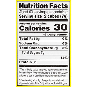 Domino Premium Pure Cane Sugar Cubes Dots, 1 Pound Box