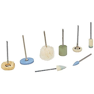 Proxxon 28285 Polishing accessory set, 10 pcs.