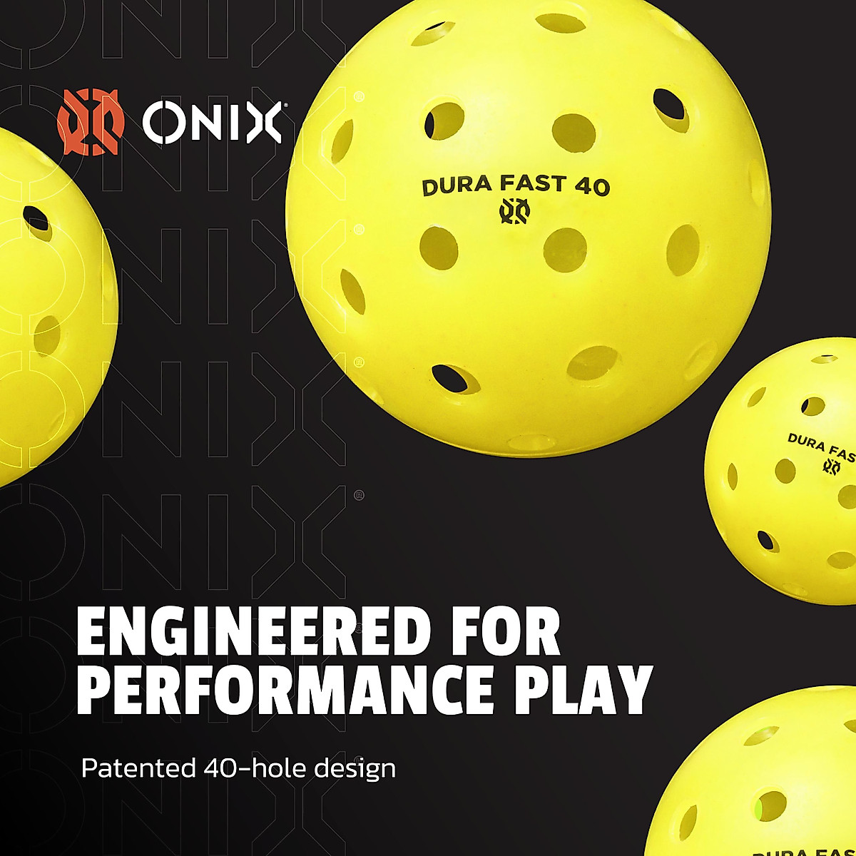 Onix Dura Fast 40 Outdoor Pickleballs – Mixed Colors