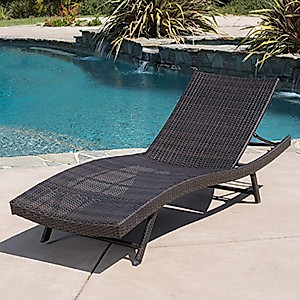 Christopher Knight Home Kauai Chaise Lounge, Multibrown