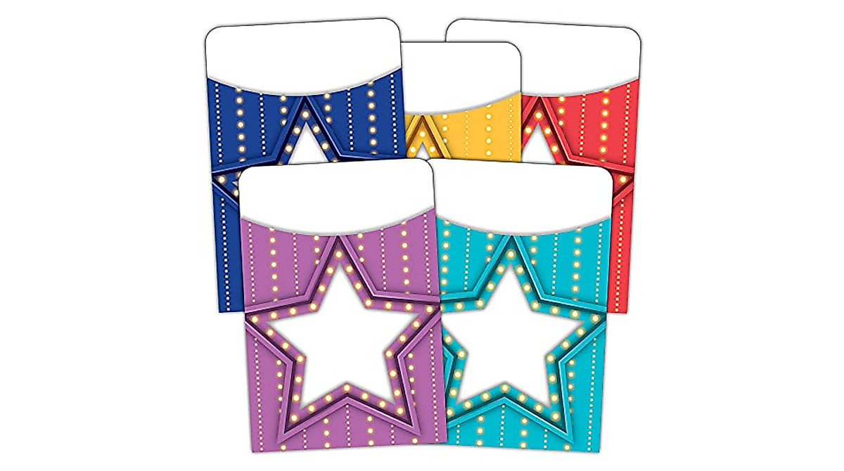 Teacher Created Resources Library Pockets - 35 Durable Classroom Organizers