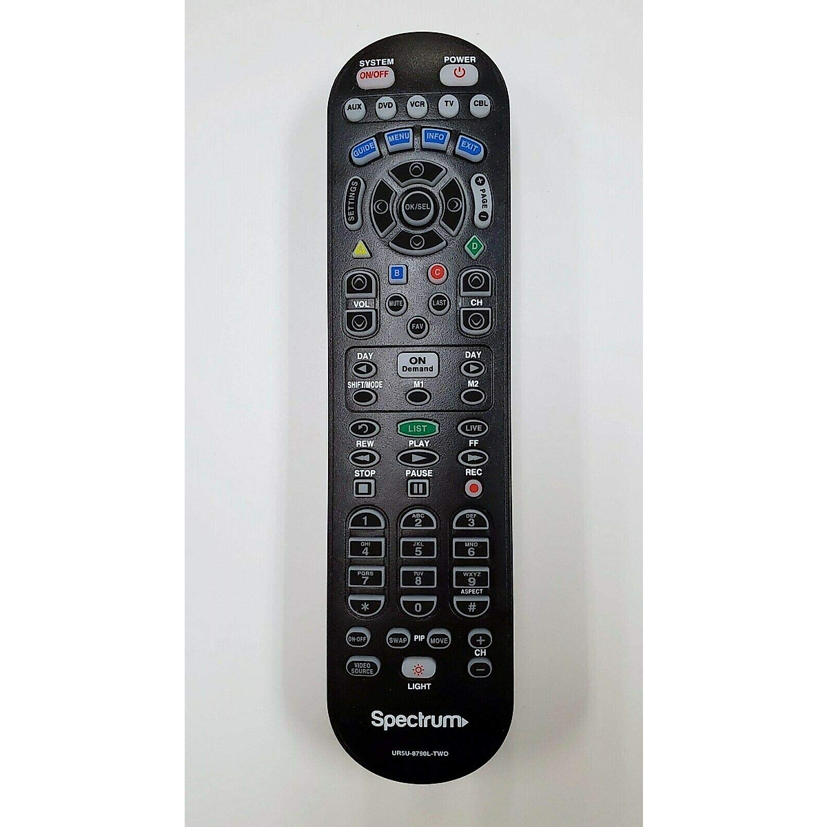 5-DEVICE UNIVERSAL BRIGHT HOUSE REMOTE CONTROL DIGITAL HD DVR UR5U-8780L-BHI
