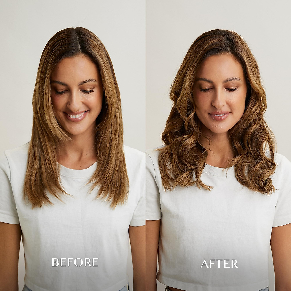 Kristin Ess 3-in-One Professional Titanium Hair Straightener, Curler and Beach Waver Combo for Women with Curly, Frizzy + Thick Hair - 1 1/4 Inch Dual Voltage Flat Iron + Travel Cap - 440 Degree Heat