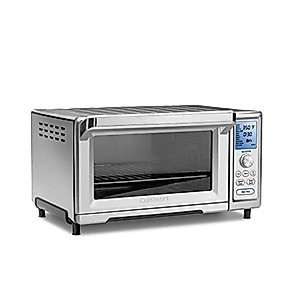 Cuisinart TOB-260N1 Chef's Convection Toaster Oven, 20.87"(L) x 16.93"(W) x 11.42"(H), Stainless Steel
