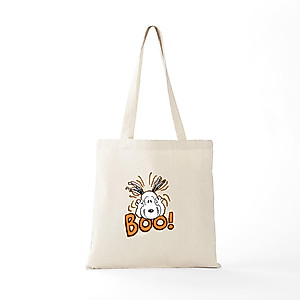 CafePress Peanuts Halloween Natural Canvas Tote Bag, Reusable Shopping Bag