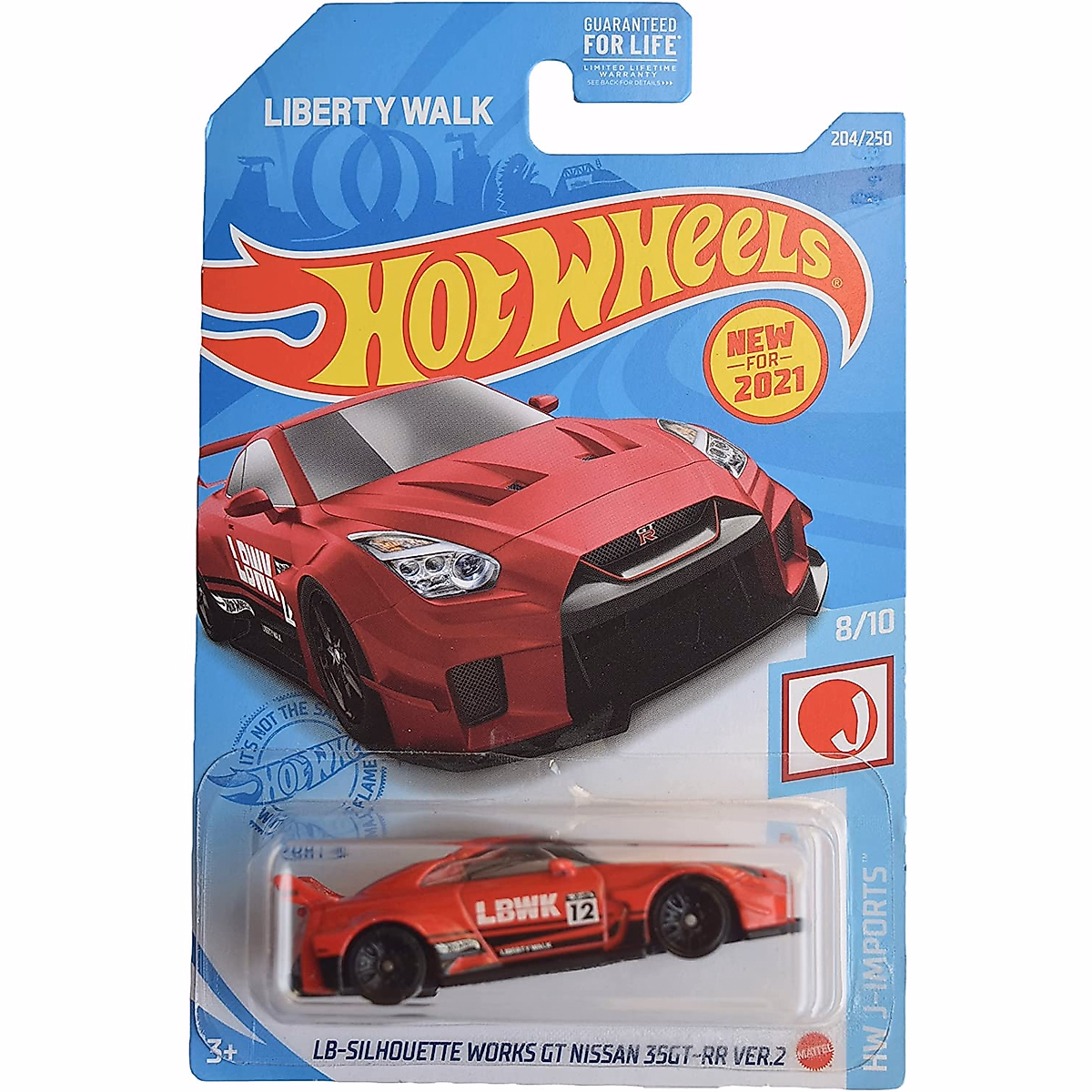 Hot Wheels LB-Silhouette Works GT Nissan 35GT-RR Ver.2 - Jimports 8/10 red 204/250