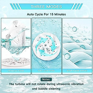 Portable Washing Machine Mini Washing,Mini Dishwashers Ultrasonic Turbo Disinfection with USB, Suitable for Home, Business, Travel, College Room, RV, Apartment