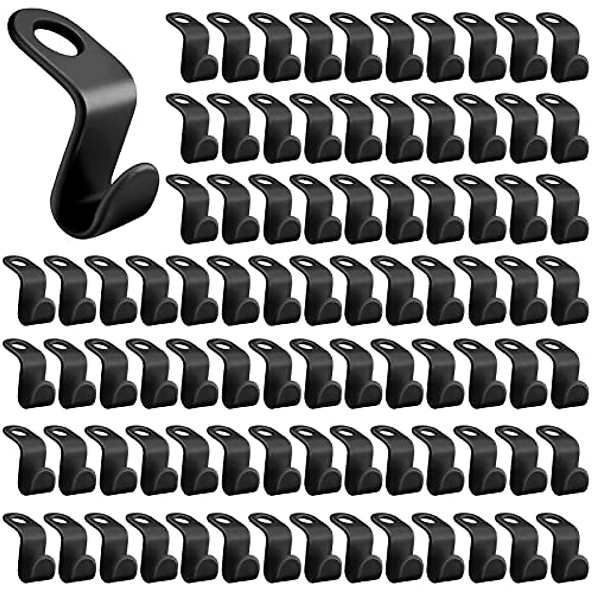 400PCS Clothes Hanger Plastic Connector Hooks Hanger Extender Clips Space Saving Cascading Hanger Organizer for Outfit Closet Velvet