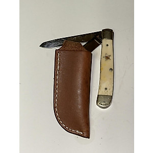 TOP HAND GEAR LEATHER KNIFE SHEATH, Belt Sheath, Sheath for Knife, Belt Loop, Trapper Sheath,