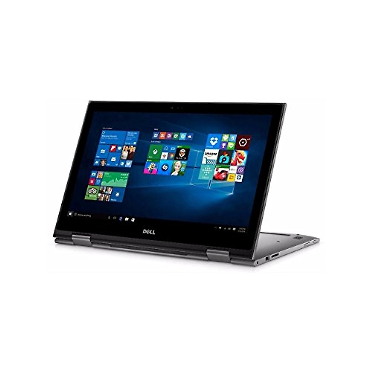 Dell i5568 15.6" FHD 2-in-1 Laptop (Intel Core i7-6500U 2.5GHz Processor, 8 GB RAM, 1 TB HDD, Windows 10) Gray