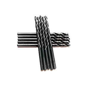 10PCS, 9/32", Black Oxide, Twist Drill Bits
