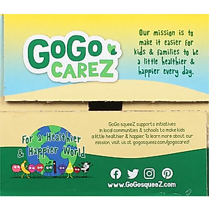 GoGo squeeZ Fruit on the Go Variety Pack, Apple, Mango Guava & Pineapple Passionfruit, 3.2 oz (Pack of 20), Unsweetened Snacks for Kids, No Gluten, Nut Dairy, Recloseable Cap, BPA Free Pouches