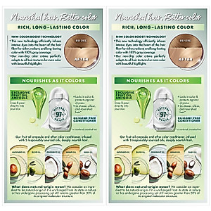 Garnier Hair Color Nutrisse Nourishing Creme, 100 Extra-Light Natural Blonde (Chamomile) Permanent Hair Dye, 2 Count (Packaging May Vary)