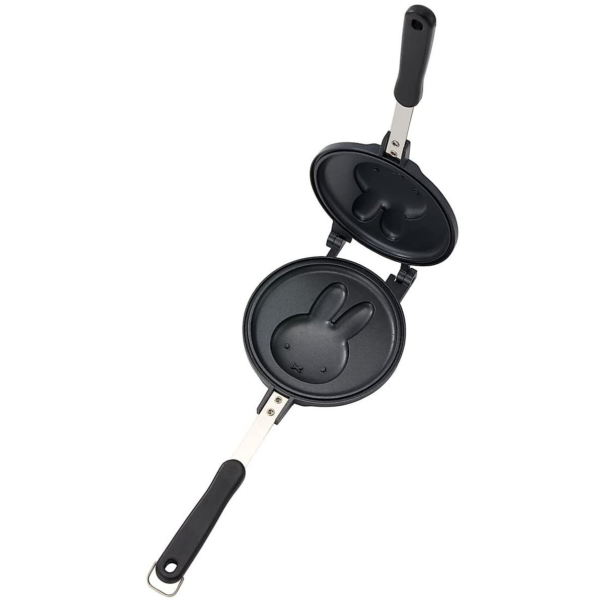 Skater ALHOC1-A Pancake Maker, Fun for Parents and Children, Direct Fire, Aluminum, Miffy Easy Care