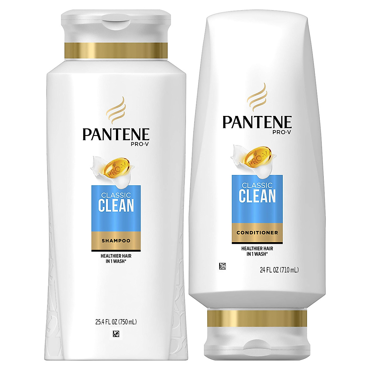 Pantene Pro-v Classic Clean, Shampoo and Conditioner Set, 49.4 Fl Oz