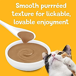Purina Friskies Pureed Cat Food Topper, Lil’ Shakes With Enticing Chicken - (16) 1.55 oz. Pouches