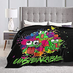 Game Cartoon Anime Ultra-Soft Micro Fleece Blanket Lightweight Throw Blankets for Couch Sofa Bed Bedroom (50"X40")