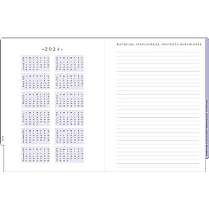 2023 Hydrangeas Family Weekly Planner (18-months, July 2022 - December 2023)